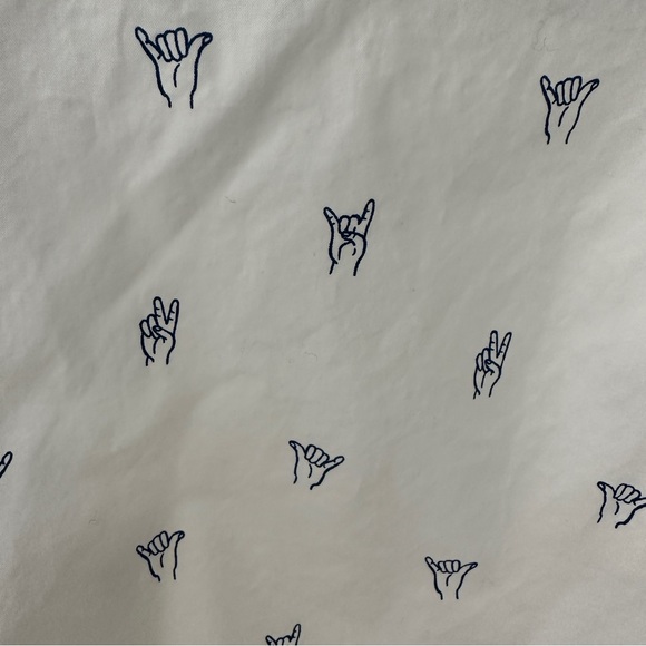 Bonobos | Shirts | Bonobos Standard Fit Print Hand Gestures Sign ...